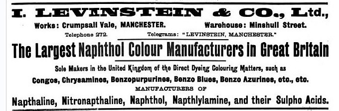 Ivan Levinstein-Manchester's Chemical giant - About Manchester