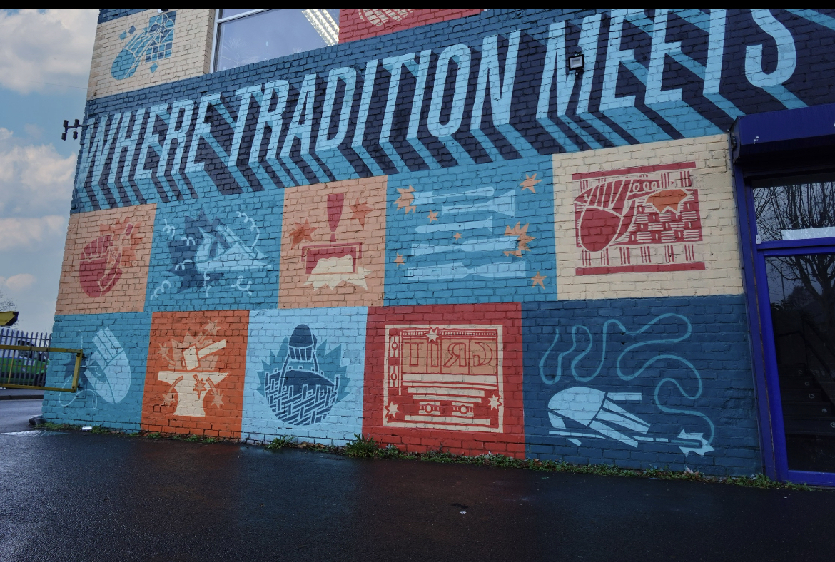 Stunning new mural unveiled in Stockport on the back of Crafted Futures ...